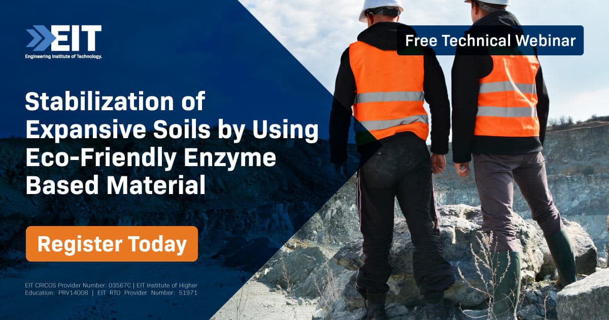 Free Webinar: Stabilization of Expansive Soils by Using Eco-Friendly ...