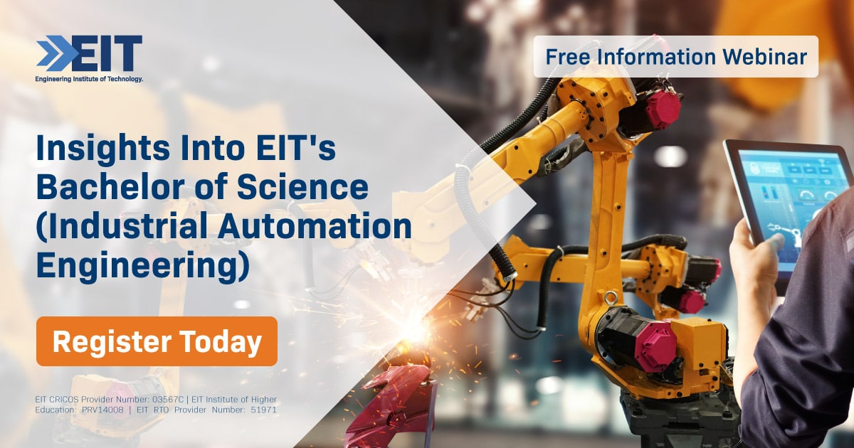 Free Webinar: Insights Into EIT's Bachelor of Science (Industrial Automation Engineering ...