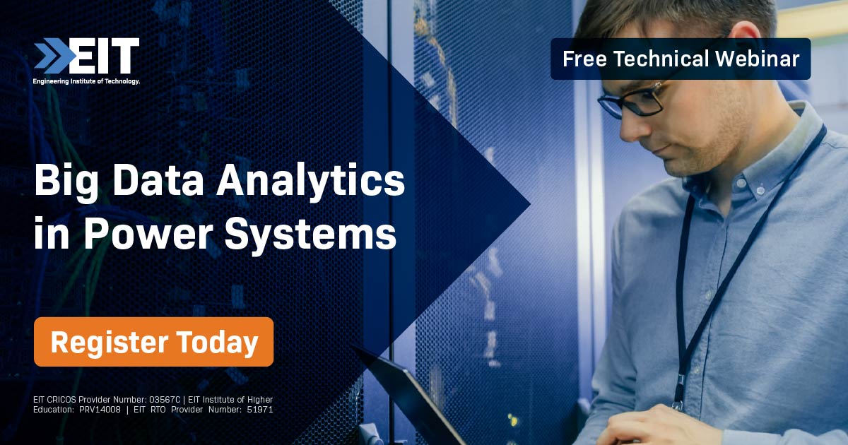 Free Webinar: Big Data Analytics in Power Systems - Engineering Institute of Technology ...